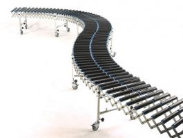 Flexible Expanding Plastic Roller Conveyors